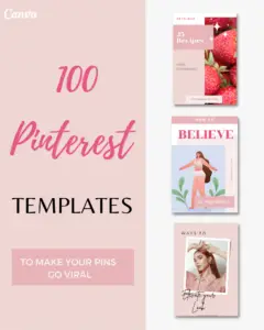 100 Editable Pinterest Templates - Love, Sofie